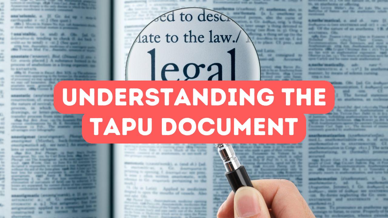 What Is Tapu and Why Is It Important?